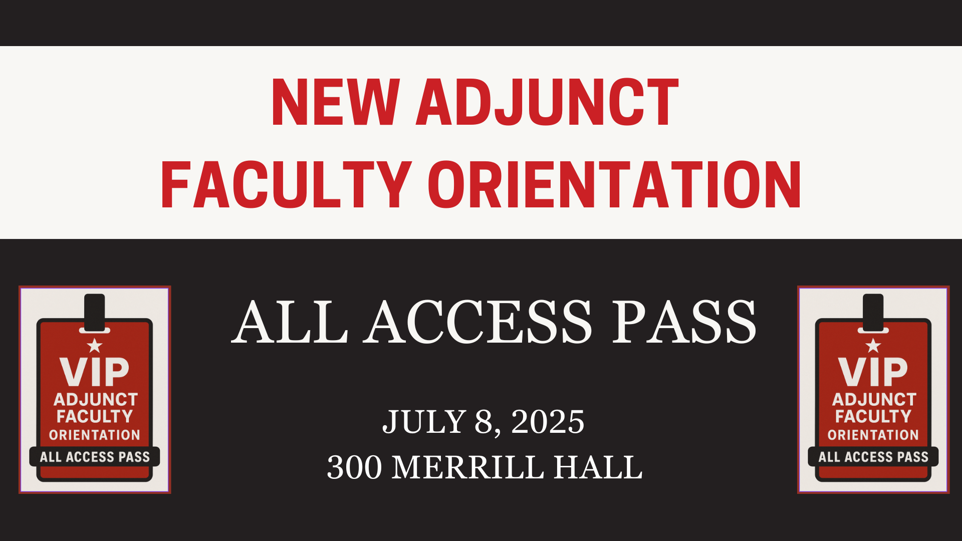 New Adjunct Faculty Orientation - Faculty Commons