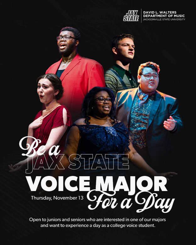 Voice Major for a Day - David L. Walters Department of Music